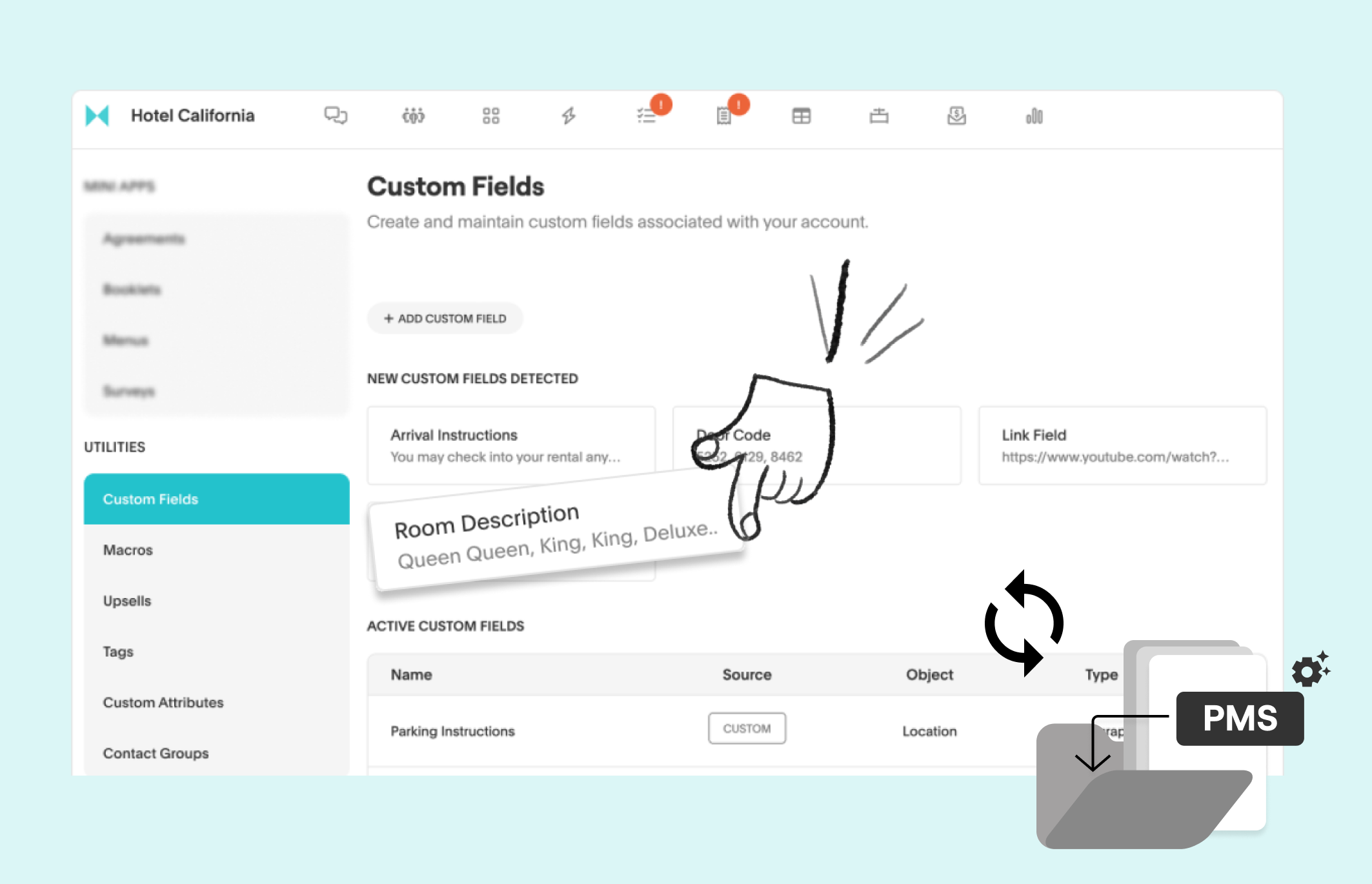Sync guest data directly from your PMS | Akia